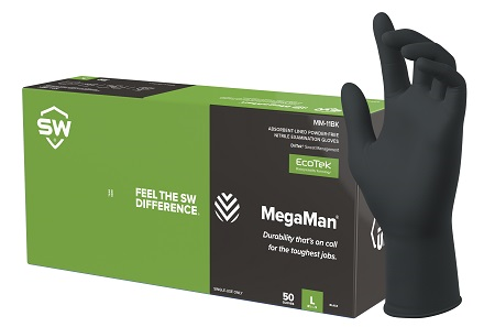MegaMan Sustainable Nitrile Exam Gloves – US SafetyGear, Inc.