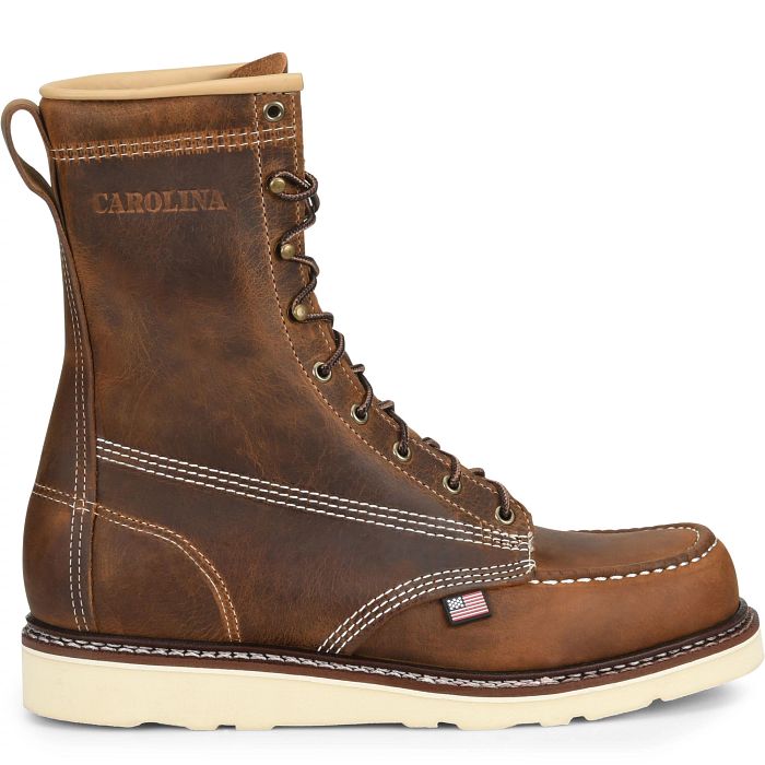 8" Domestic Moc Toe Wedge Soft Toe – US SafetyGear, Inc.